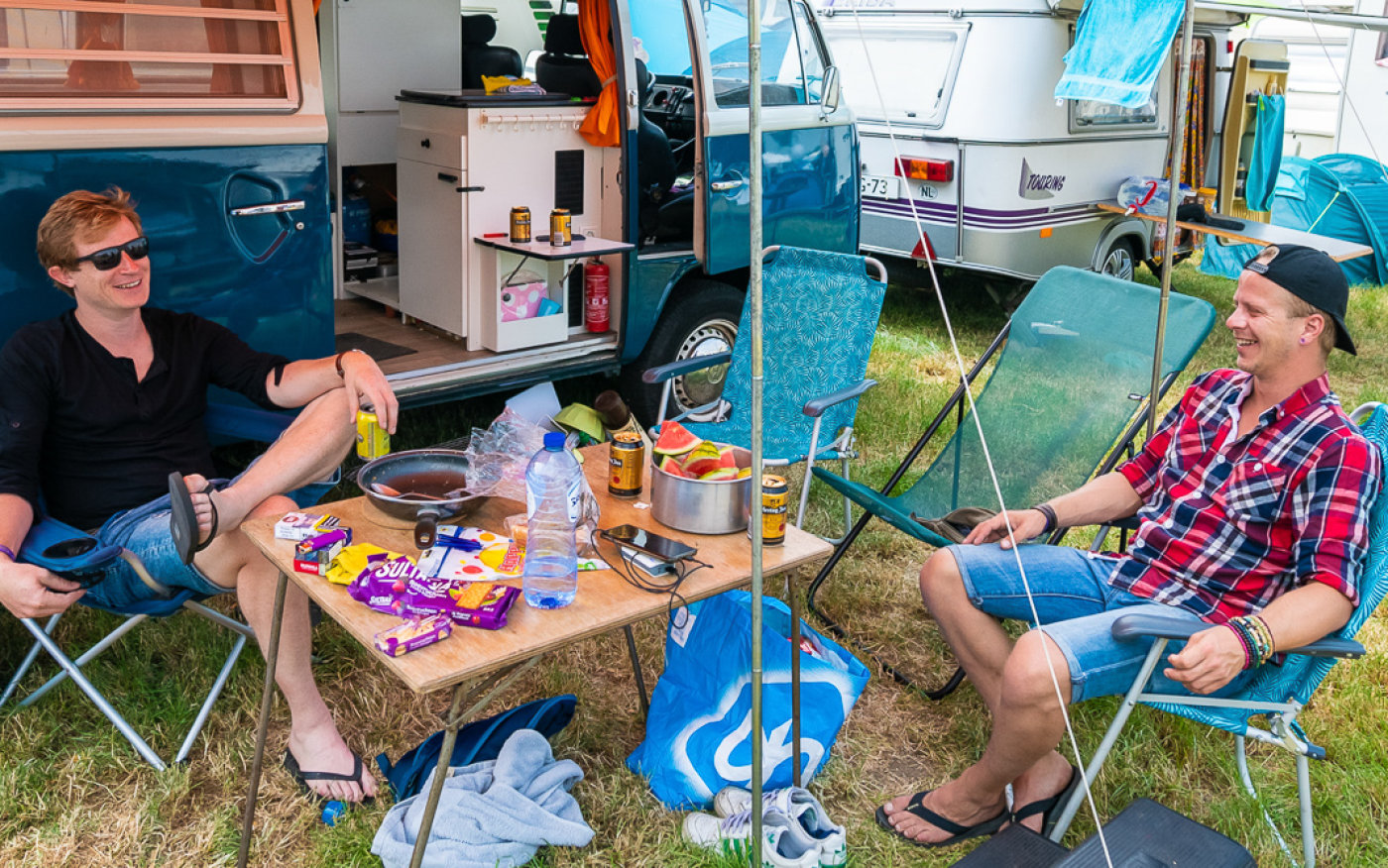 Camper camping plek - Gllamcamp